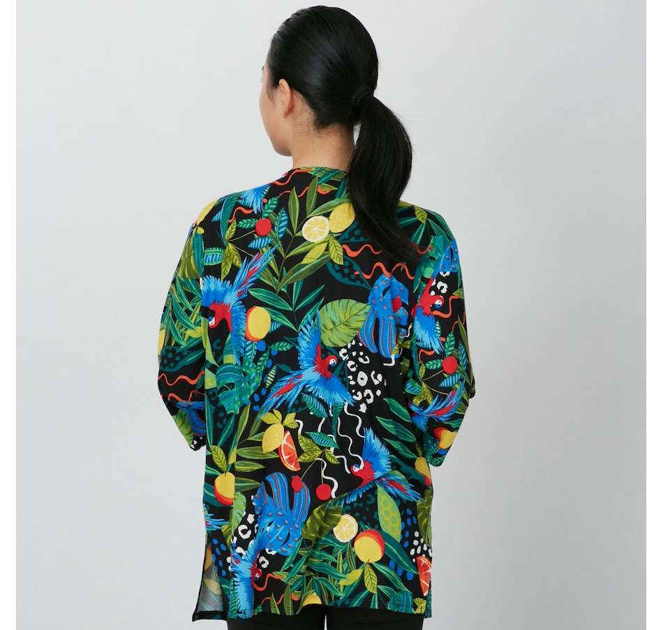 Cuddl Duds Cool & Airy Patch Pocket Wrap Cardigan - TSC.ca