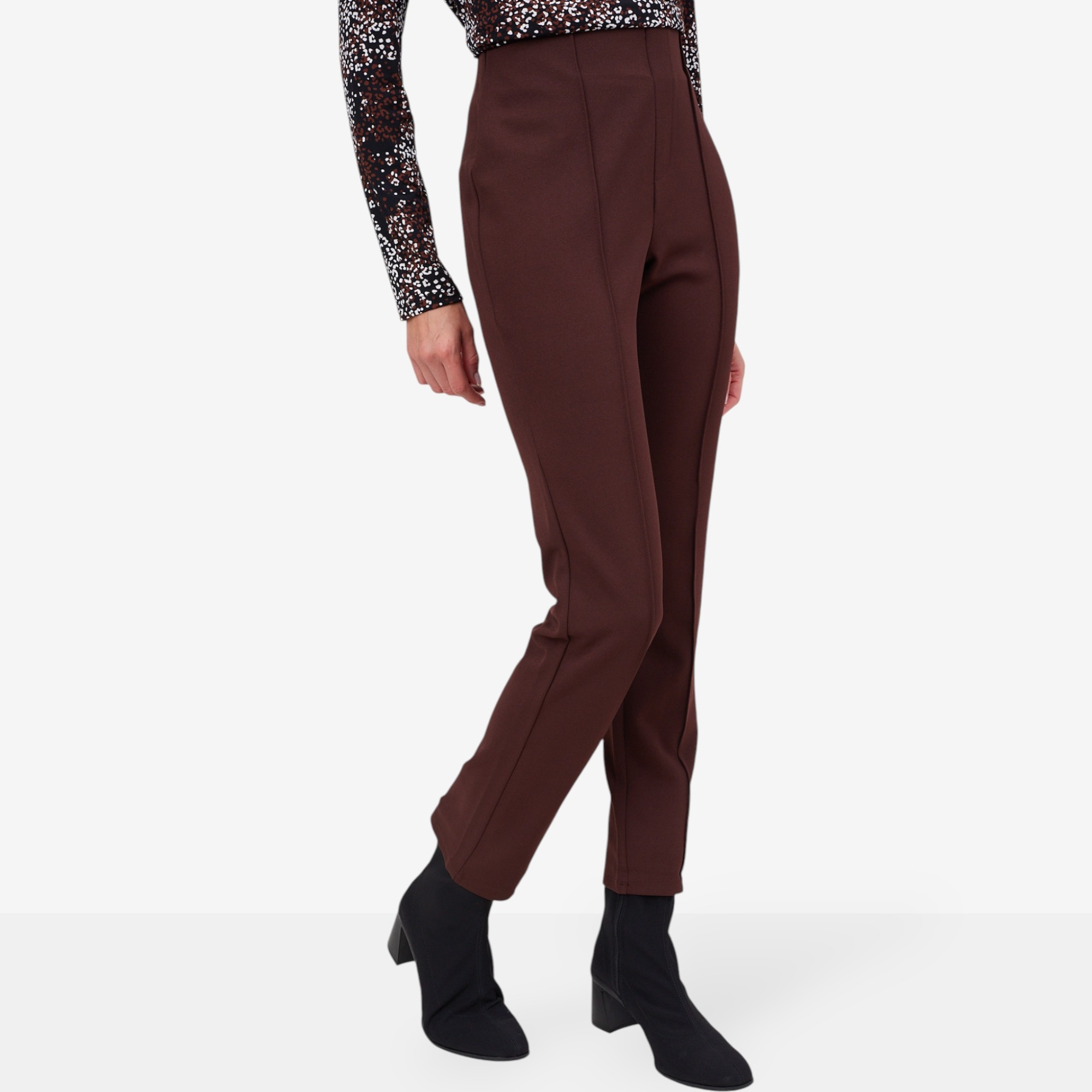 Nina Leonard Narrow Leg Pant with Elastic Waist - TSC.ca