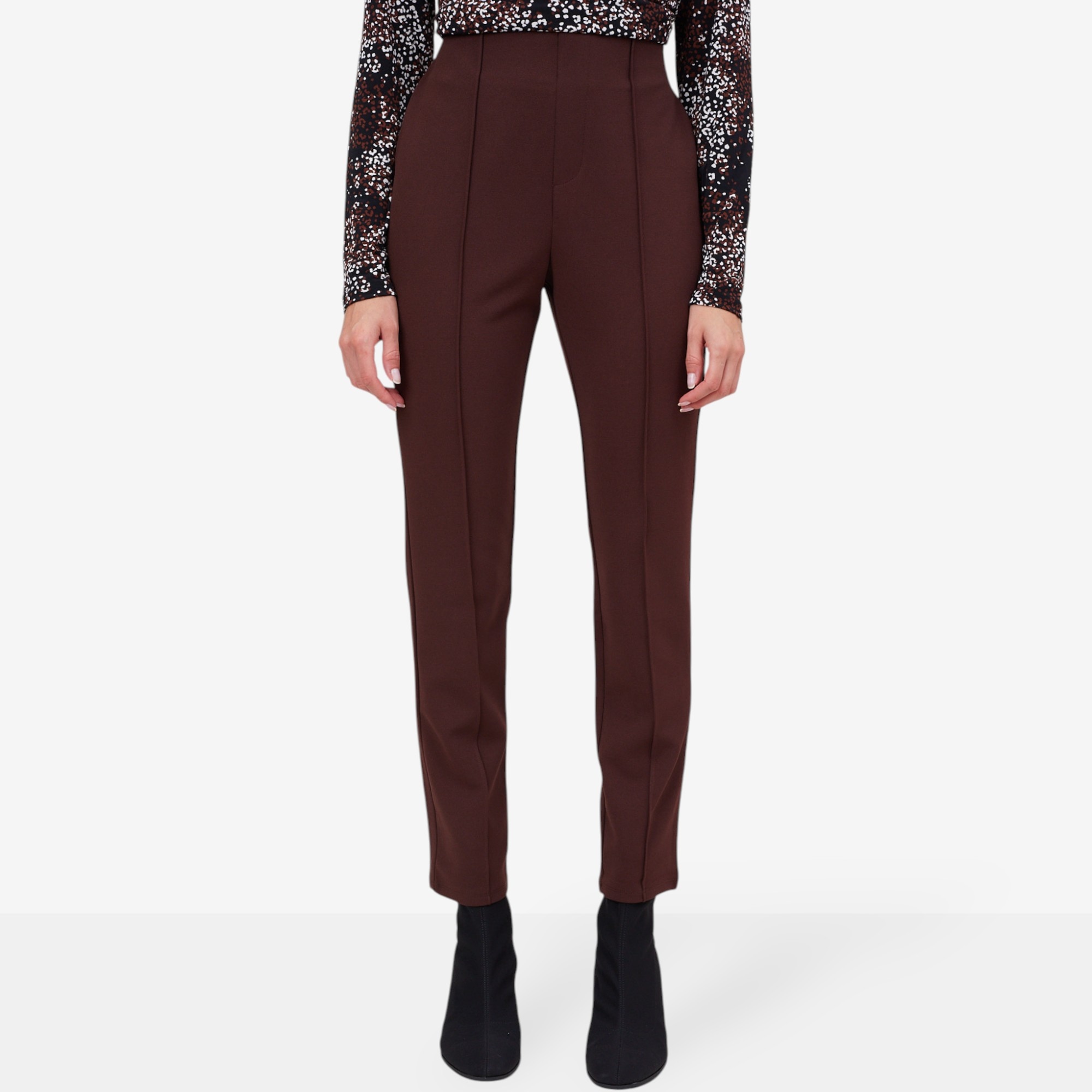 Nina Leonard Narrow Leg Pant with Elastic Waist - TSC.ca