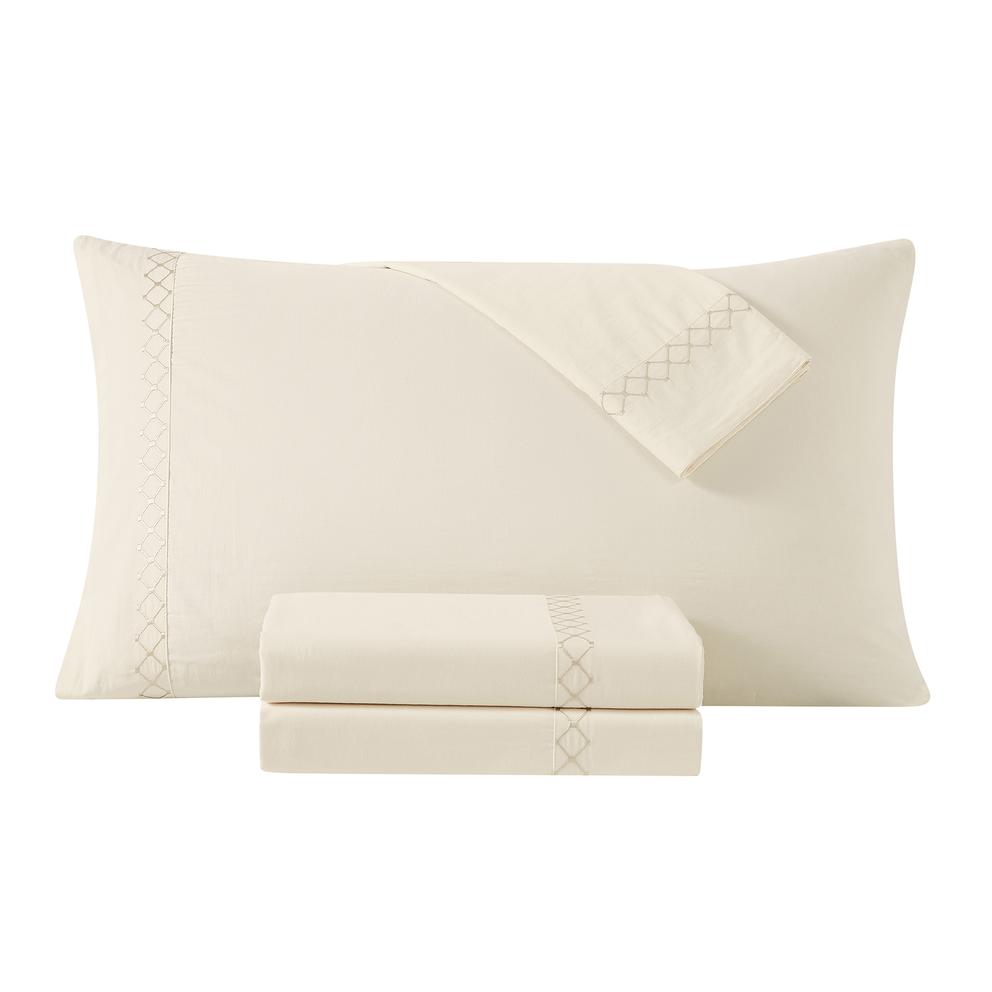 Wynne Home Cotton Embroidered Sheet Set - TSC.ca