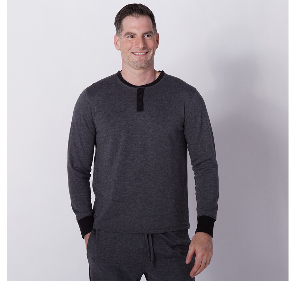 Cuddl Duds Men's Double Jersey Henley Top - TSC.ca