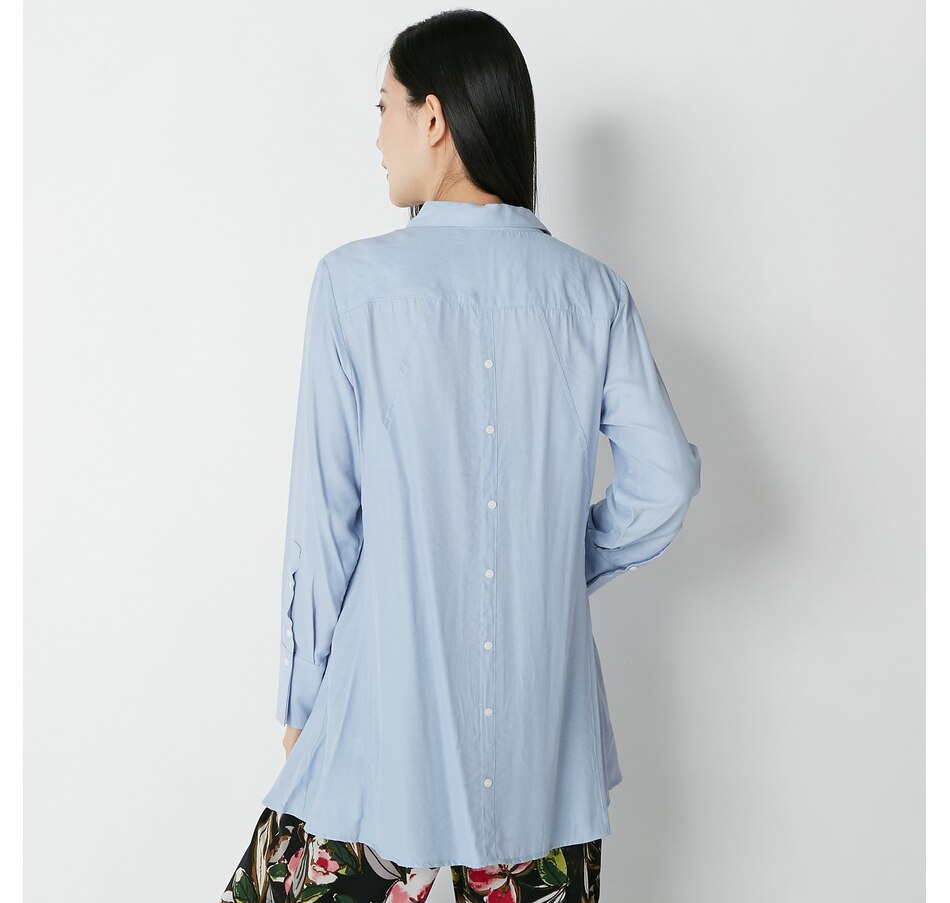 Red Coral Collared Pocket Blouse - TSC.ca