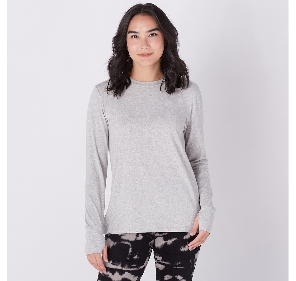 Clothing & Shoes - Tops - T-Shirts & Tops - Cuddl Duds Cotton Core Crew ...