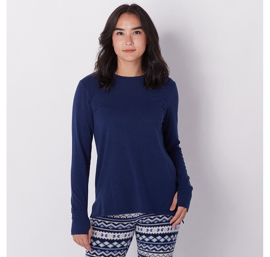 Clothing & Shoes - Tops - T-Shirts & Tops - Cuddl Duds Cotton Core Crew ...