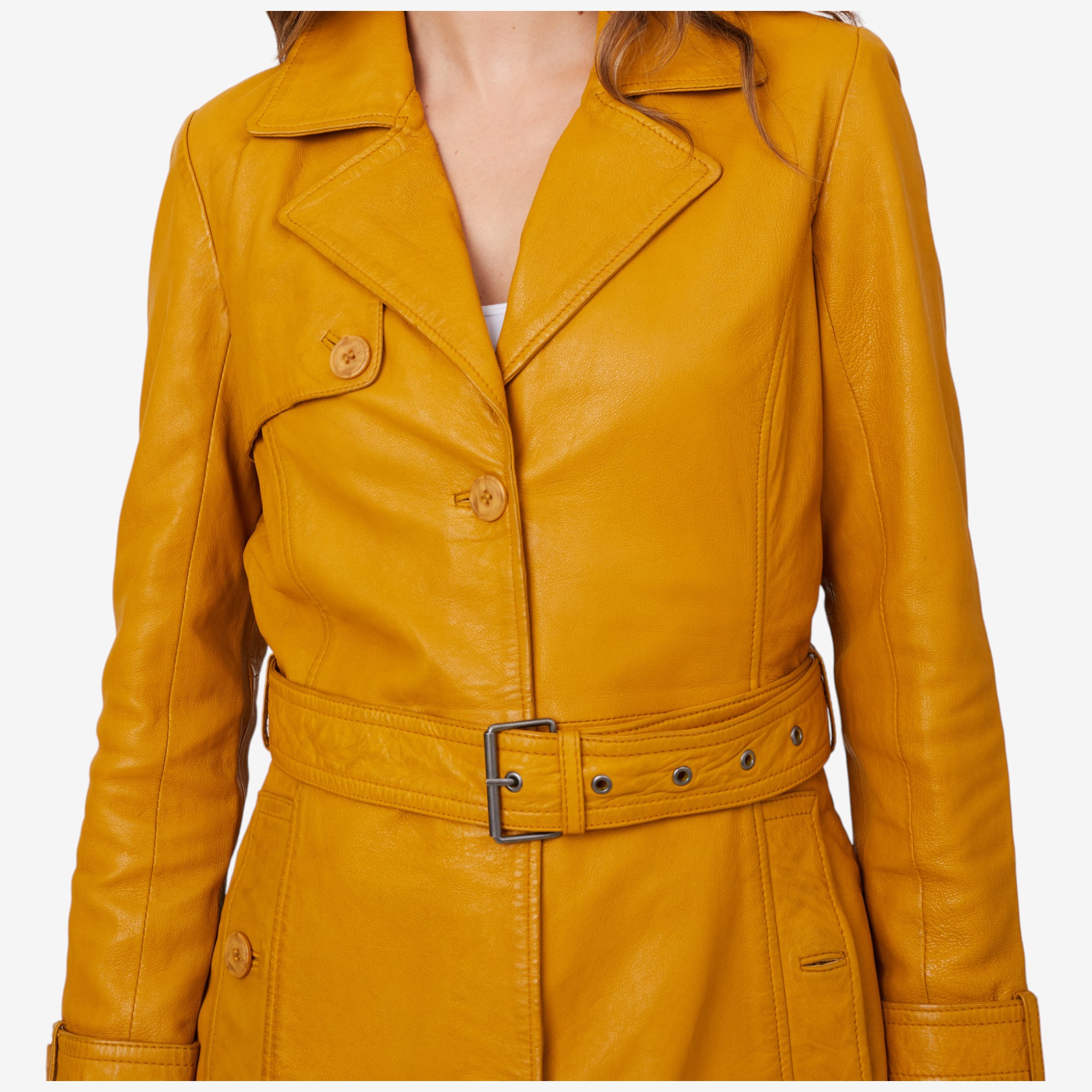 Mauritius Classic Leather Trench Coat - TSC.ca