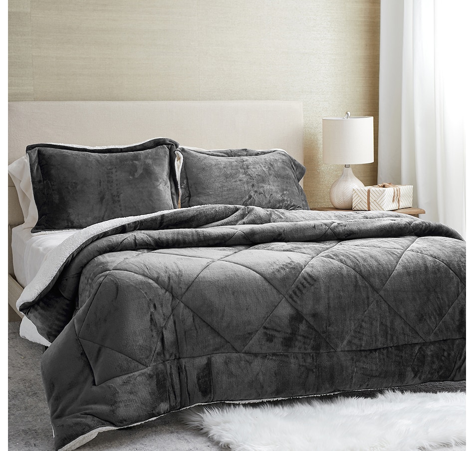 Home Suite Mink 3-Piece Comforter Set - TSC.ca