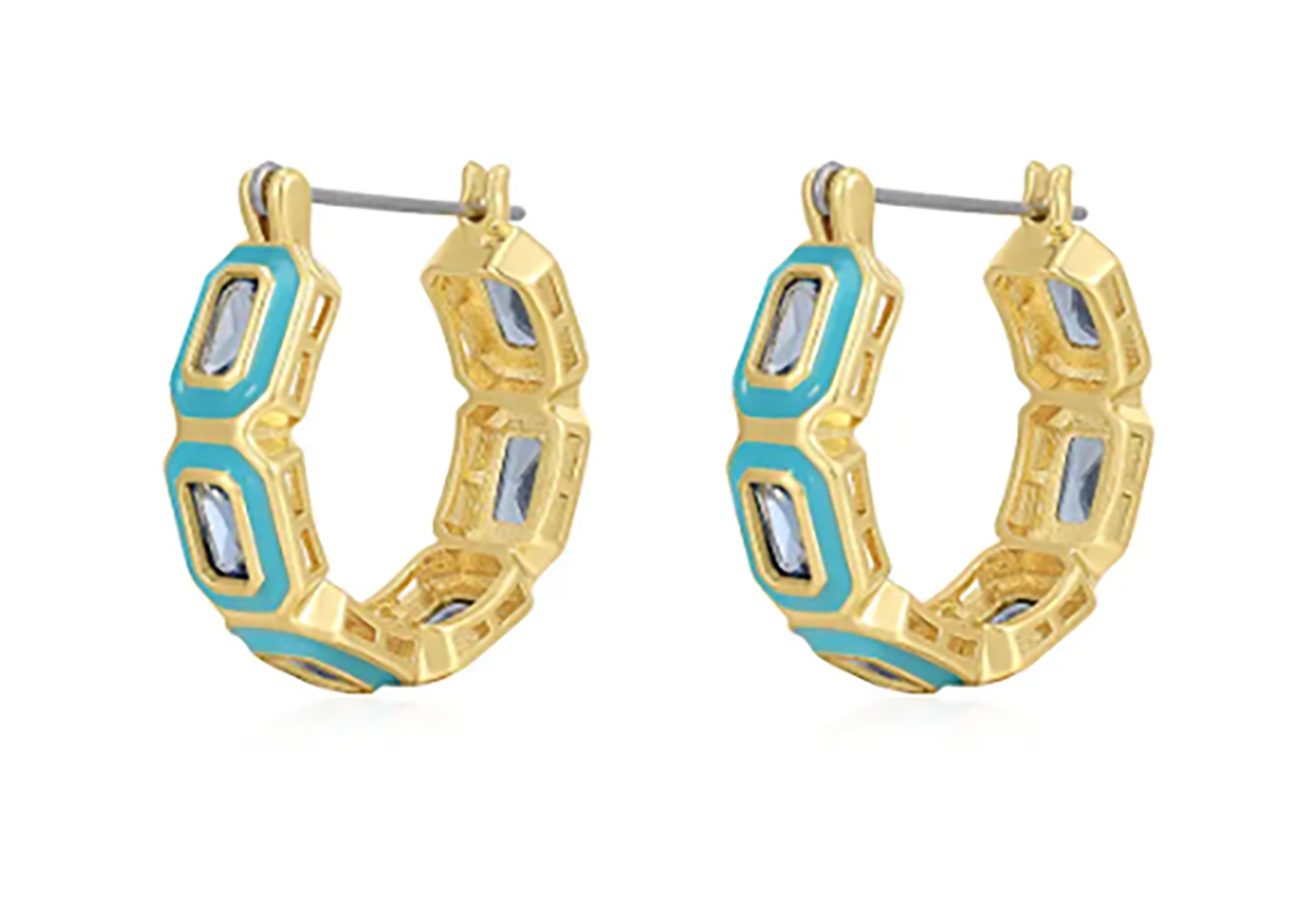 Katherine Karambelas Jessie Enamel Hoop Earrings - TSC.ca