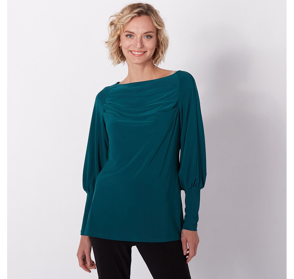 Clothing & Shoes - Tops - T-Shirts & Tops - Marallis Brazil Knit Draped ...