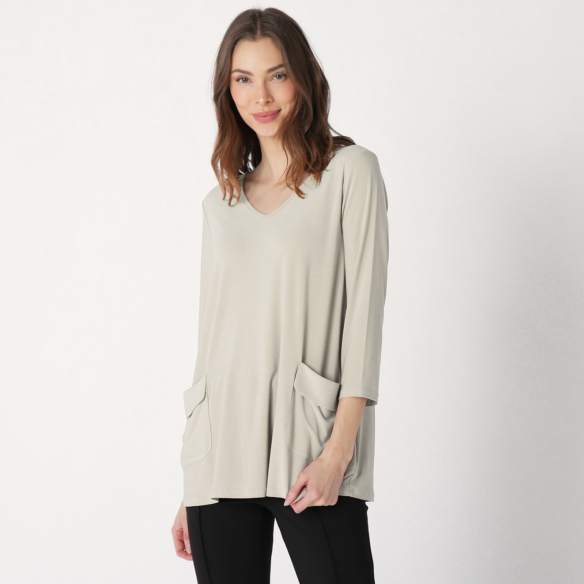 Nina Leonard 3/4 Sleeve Tunic - TSC.ca