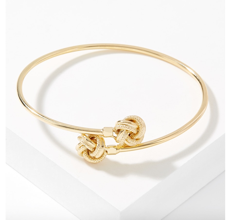 Jewellery - Bracelets - Bangles & Cuffs - UNOAERRE 18K Yellow Gold Love ...
