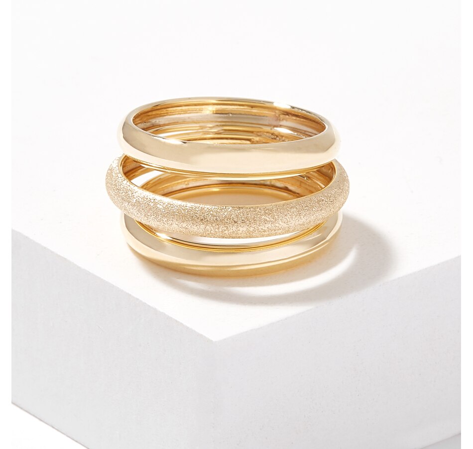 Stefano Oro 14K Yellow Gold Trio Ring - TSC.ca