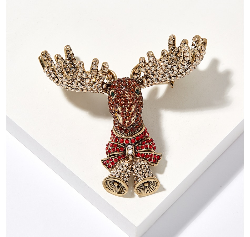 Heidi Daus Big Moose Crystal Pin - TSC.ca