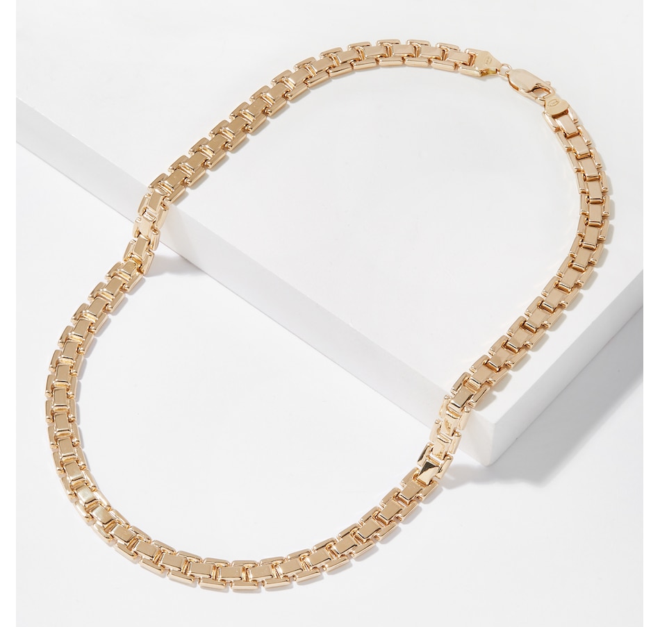 Uno A Erre 18K Yellow Gold Panther Necklace - TSC.ca