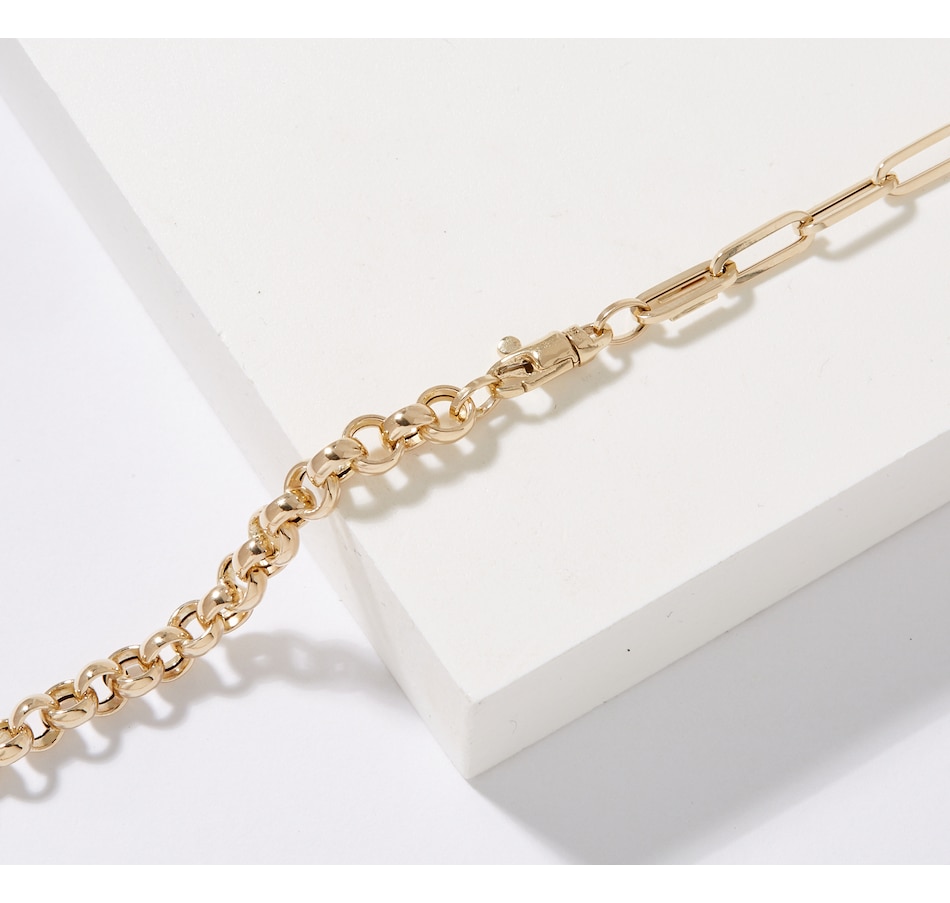 Stefano Oro 14K Yellow Gold Double Design Necklace - TSC.ca