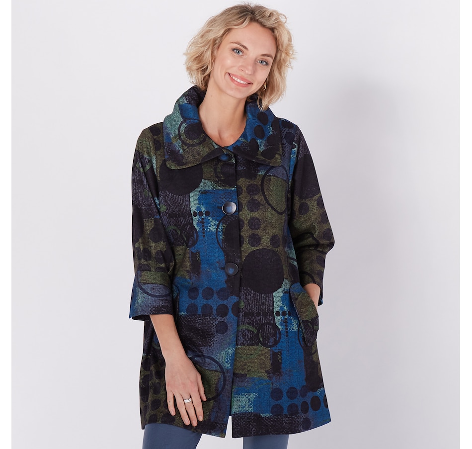 Red Coral Textured Mottled Jacket - TSC.ca