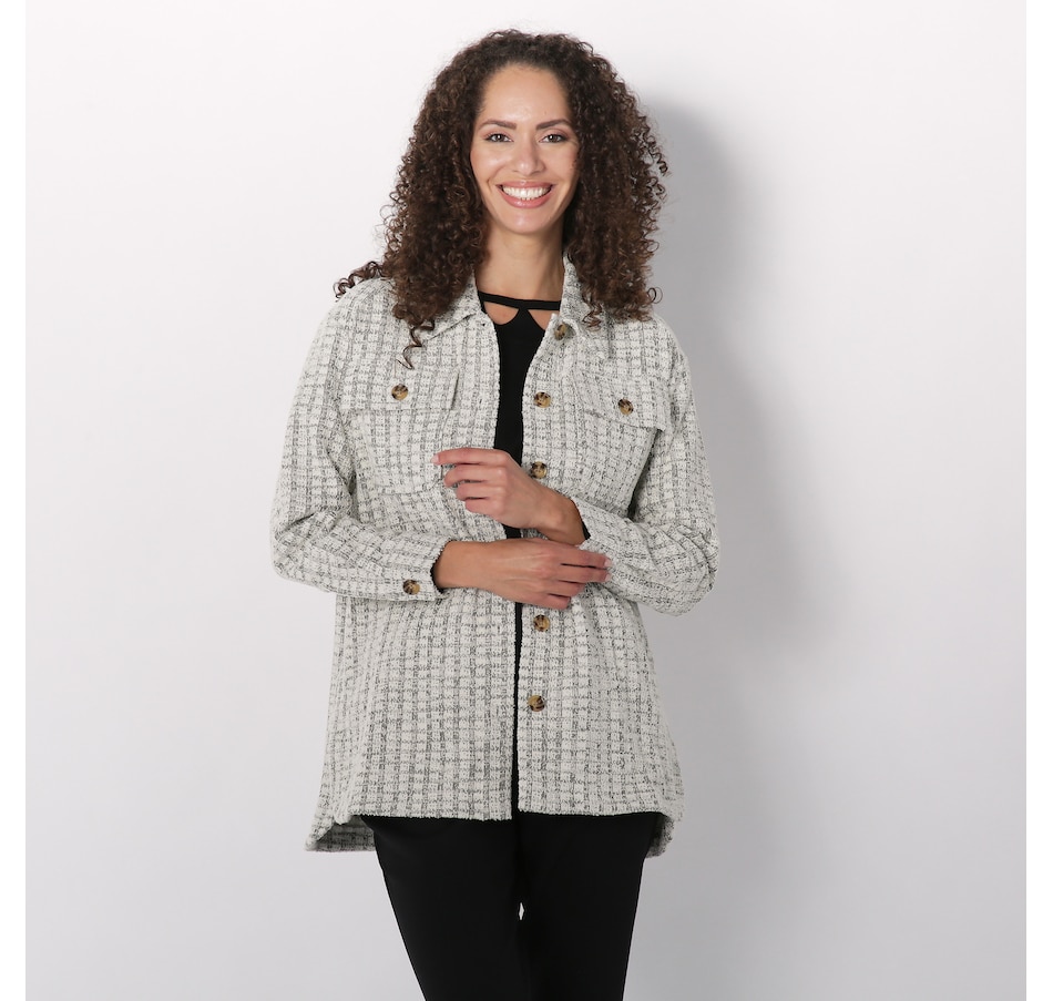 Nina Leonard Boucle Shacket - TSC.ca