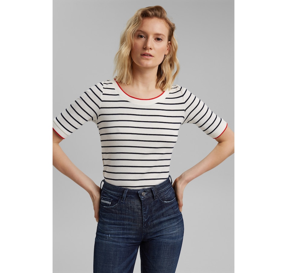 Esprit Short Sleeve Rib Tee - TSC.ca