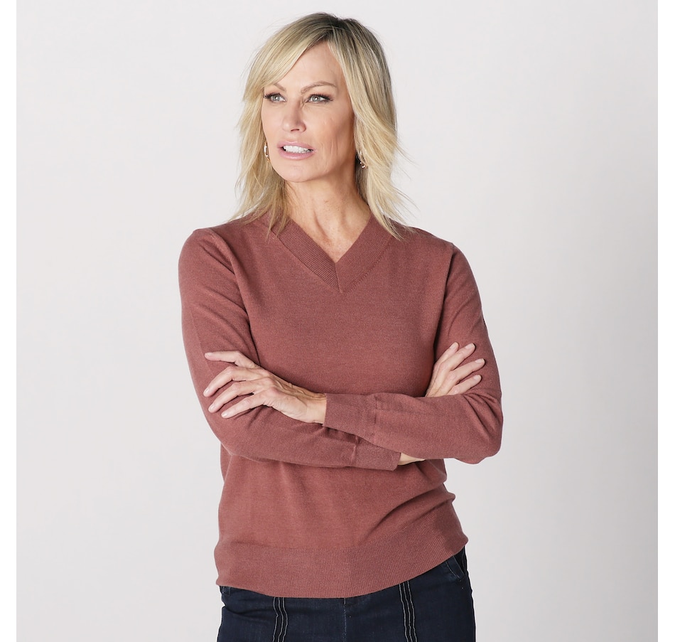Brian Bailey Overlapping V-Neck Sweater - TSC.ca