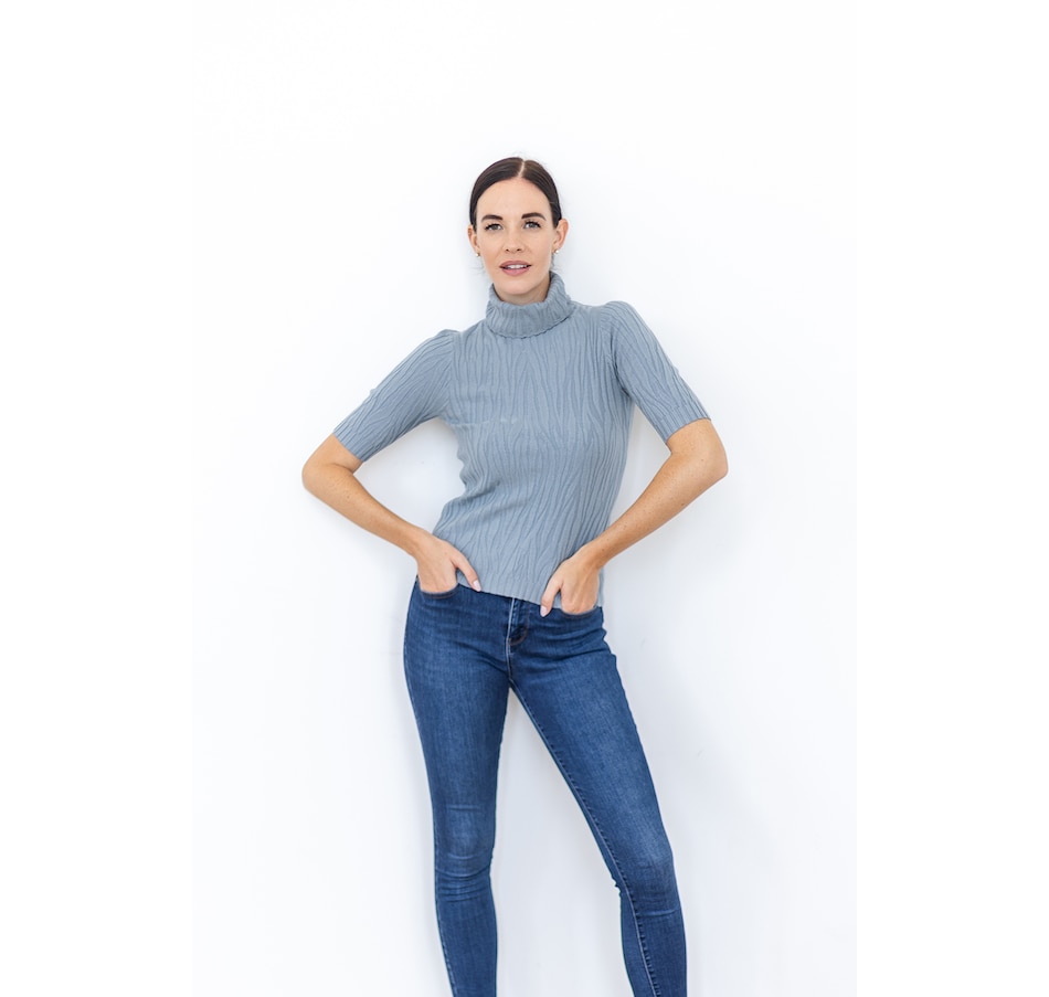 Clothing & Shoes - Tops - T-Shirts & Tops - Nado Turtleneck Tone On ...