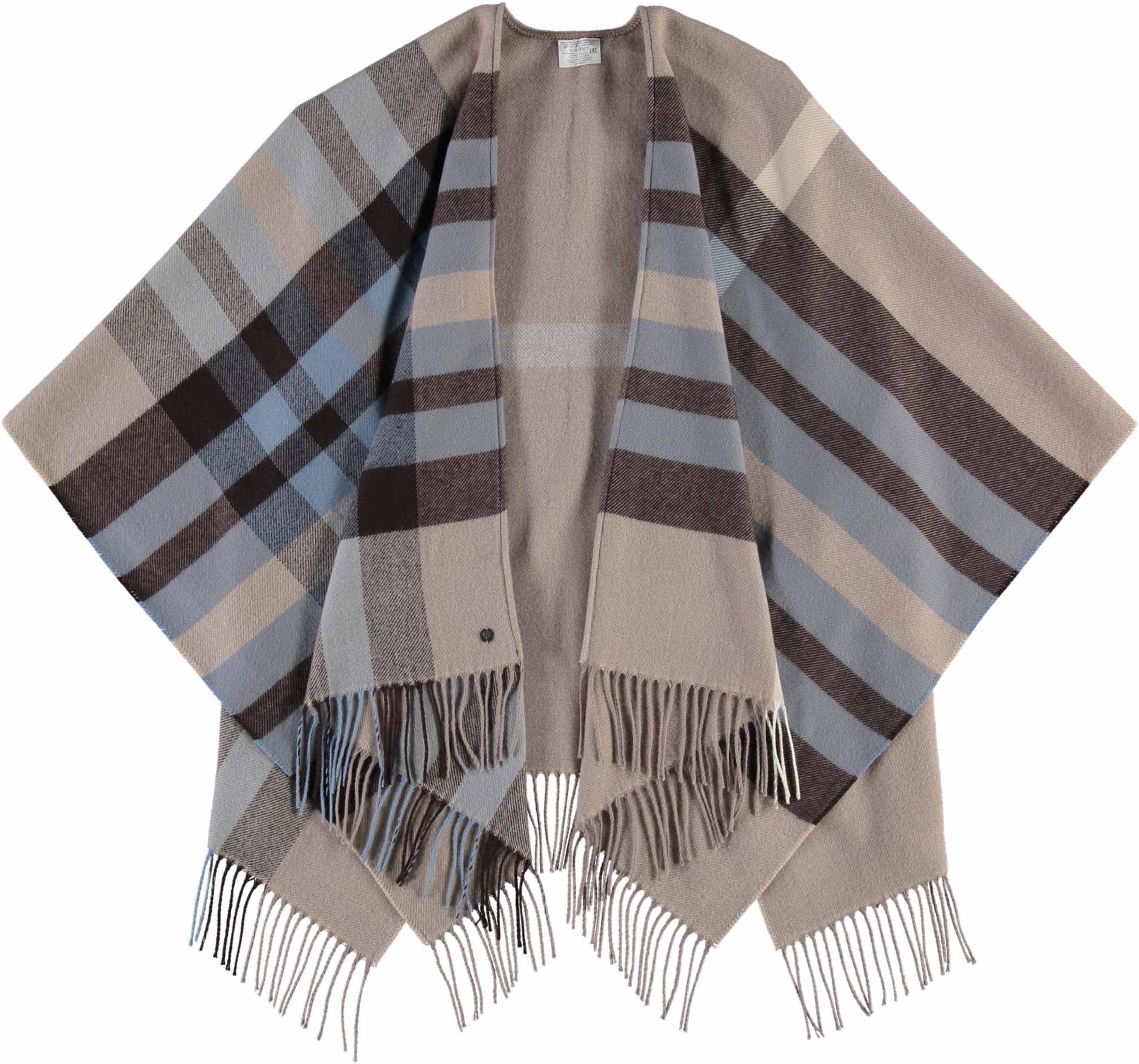 V. Fraas Plaid Woven Ruana Scarf - TSC.ca