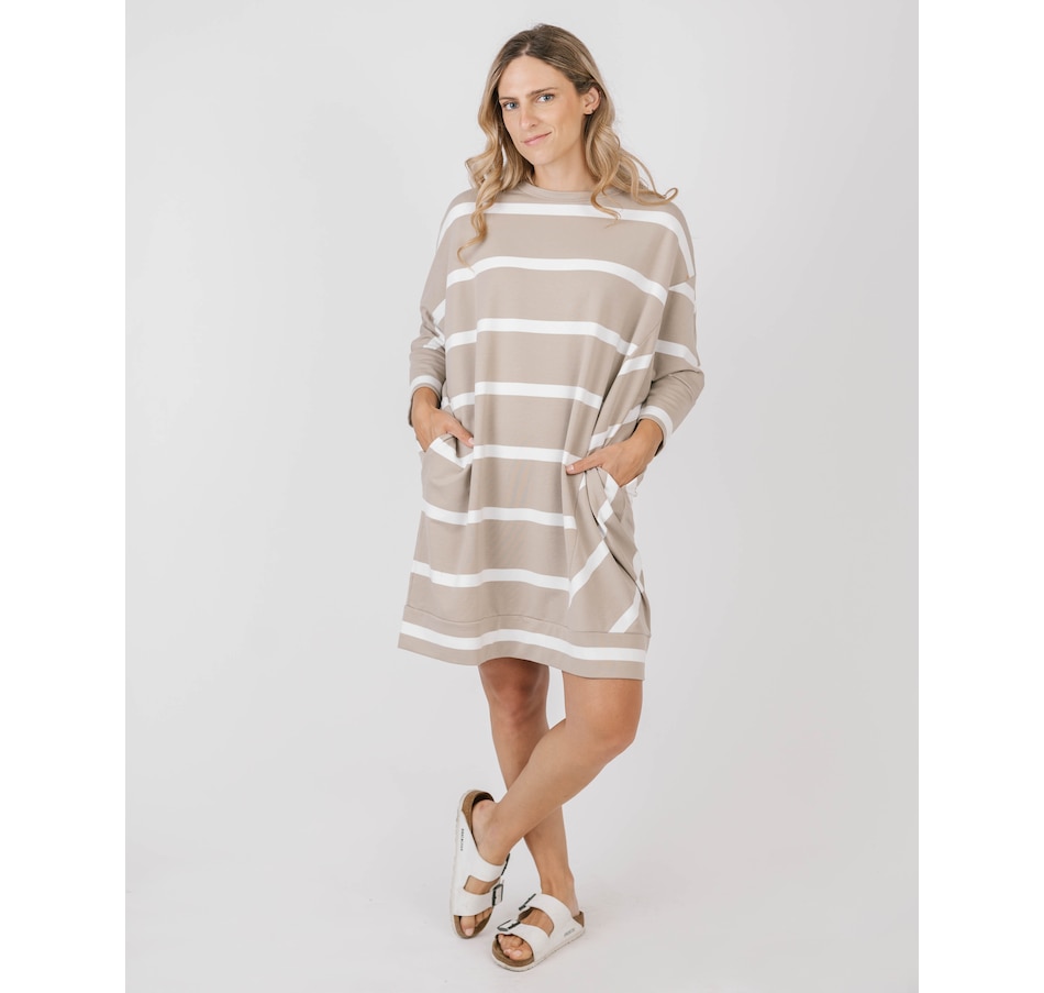 Shannon Passero Striped Dolman Dress With Pockets - TSC.ca