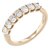 tsc.ca - Golden by Deborah Freund 14K Gold 7 Stone Cubic Zirconia Ring