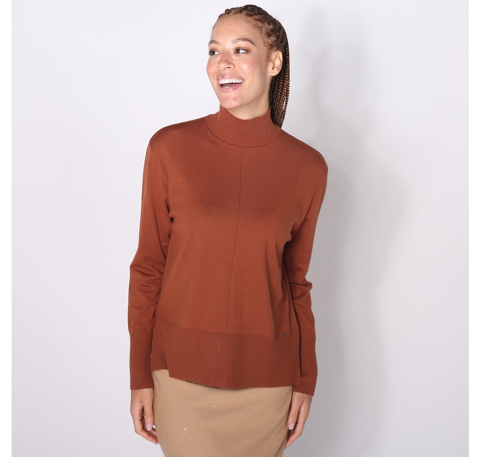 Aggel Knitwear Viscose Blend Turtleneck Sweater - TSC.ca