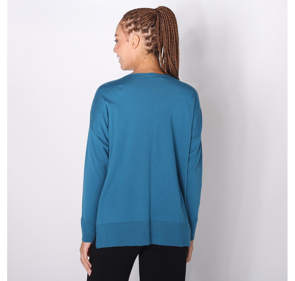 Aggel Knitwear Viscose Blend Sweater - TSC.ca