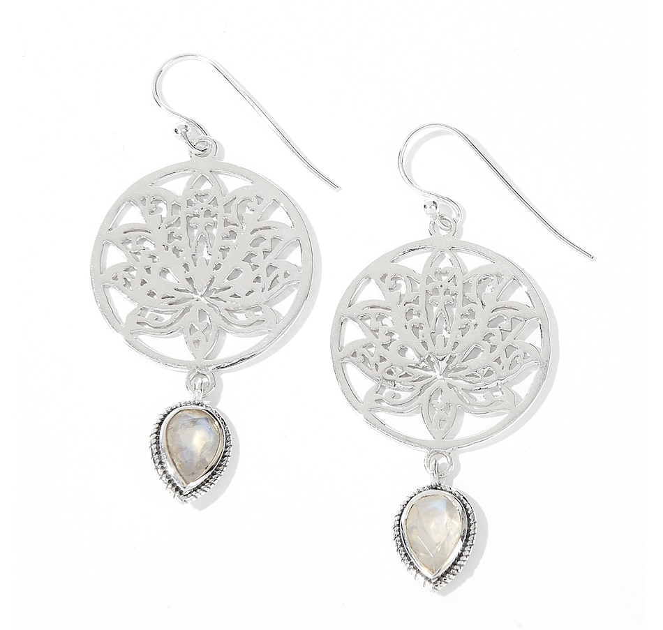 Himalayan Gems Sterling Silver 6x9mm Pear Shape Gemstone Earrings - TSC.ca