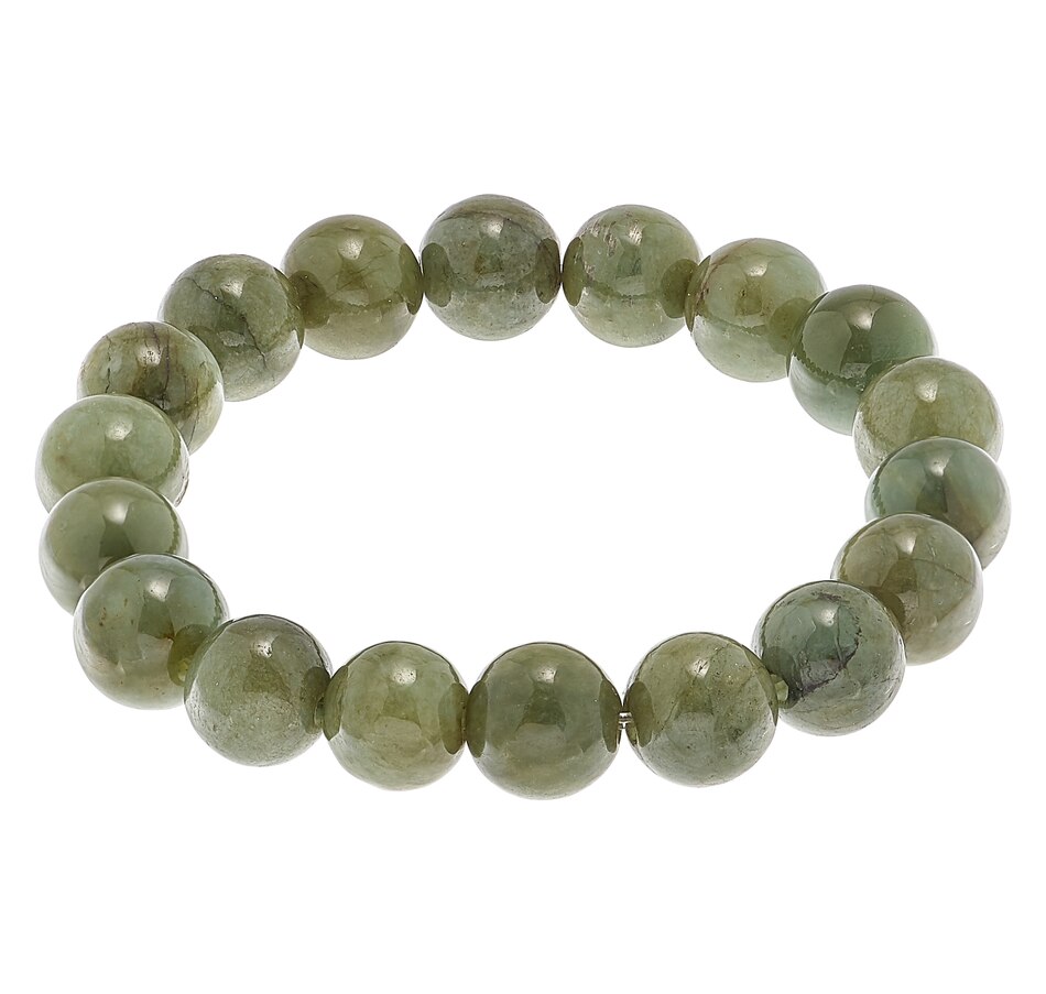 Jewellery - Bracelets - Jade of Yesteryear Genuine 11.5-12MM Jade ...
