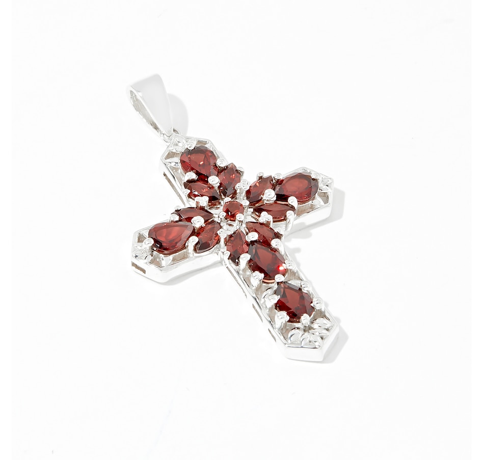 Jewellery - Pendants - Himalayan Gems Sterling Silver Gemstone Cross ...