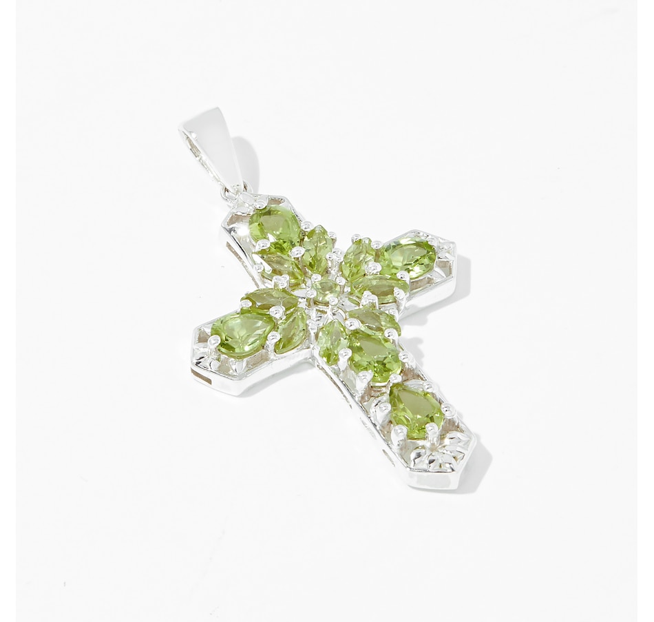 Jewellery - Pendants - Himalayan Gems Sterling Silver Gemstone Cross ...