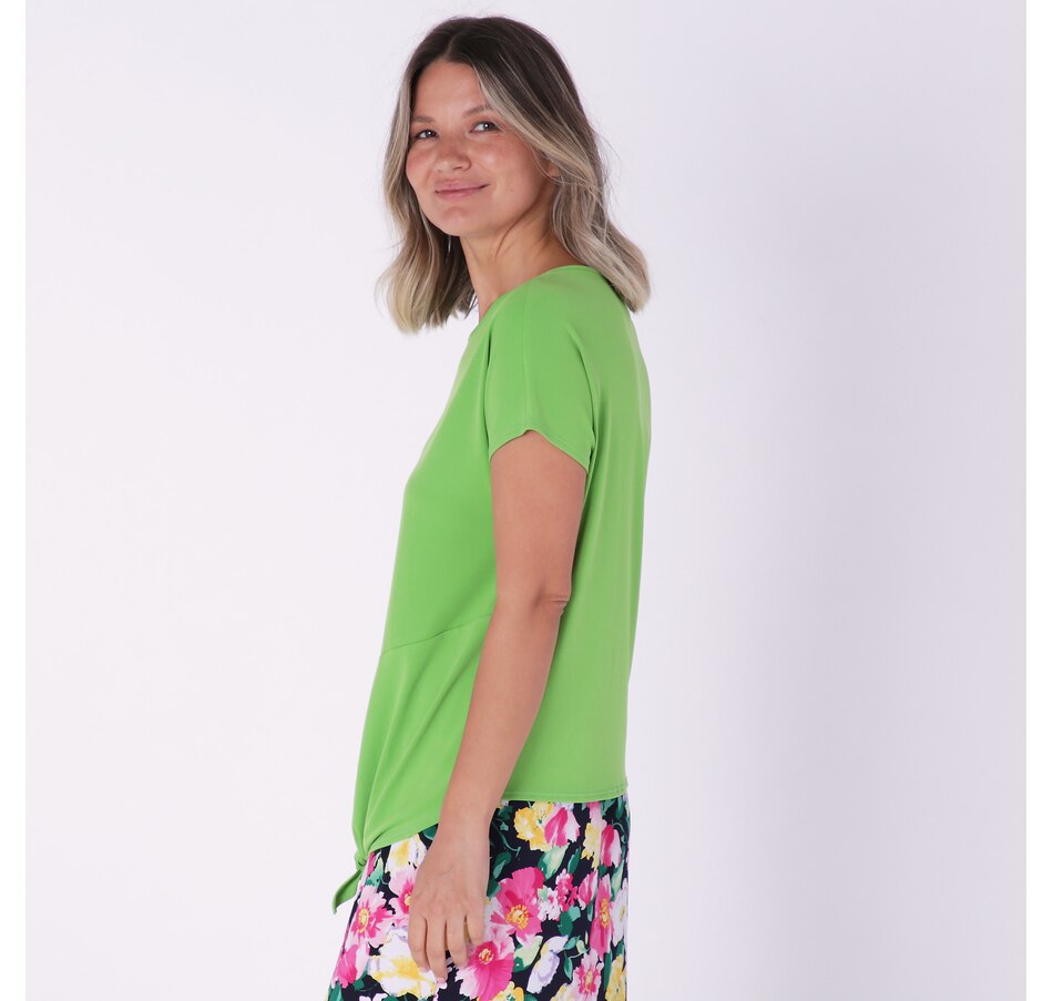 Clothing & Shoes - Tops - T-Shirts & Tops - Kim & Co. Brazil Knit Front ...