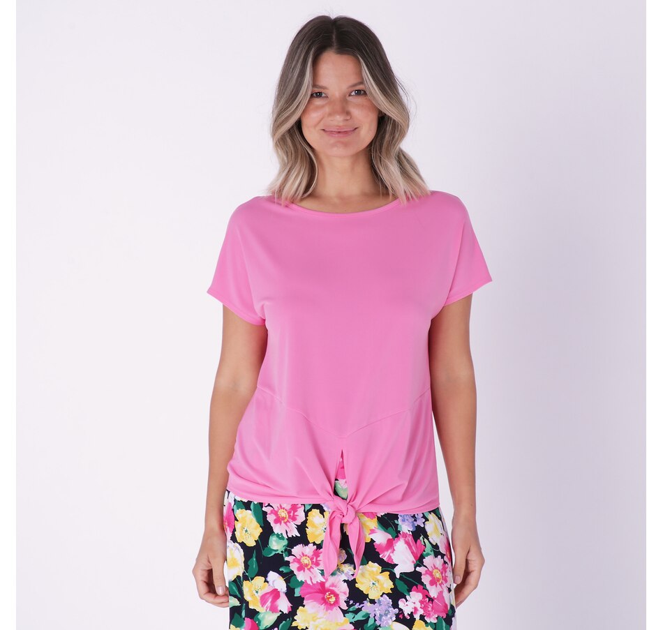 Clothing & Shoes - Tops - T-Shirts & Tops - Kim & Co. Brazil Knit Front ...