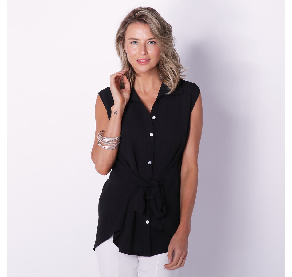 Wynne Style Crinkle Stretch Crepe Top - TSC.ca