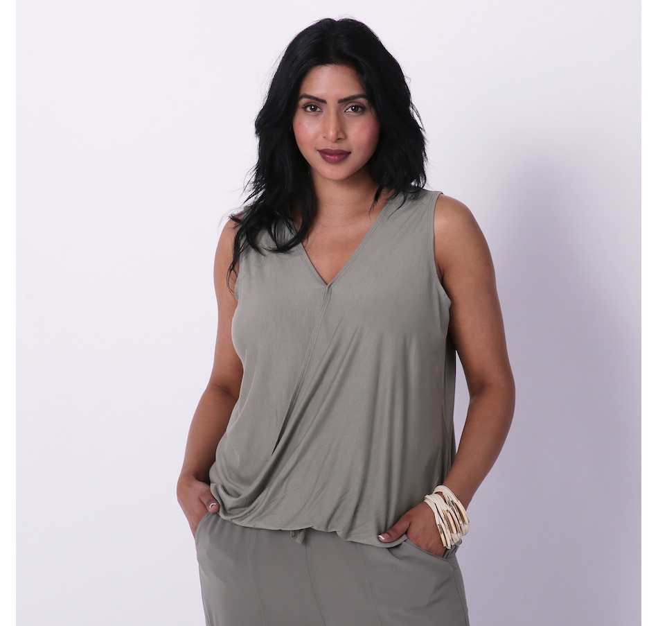 Clothing & Shoes - Tops - T-Shirts & Tops - Wynne Style Sleeveless Twist Top - TSC.ca - Online ...