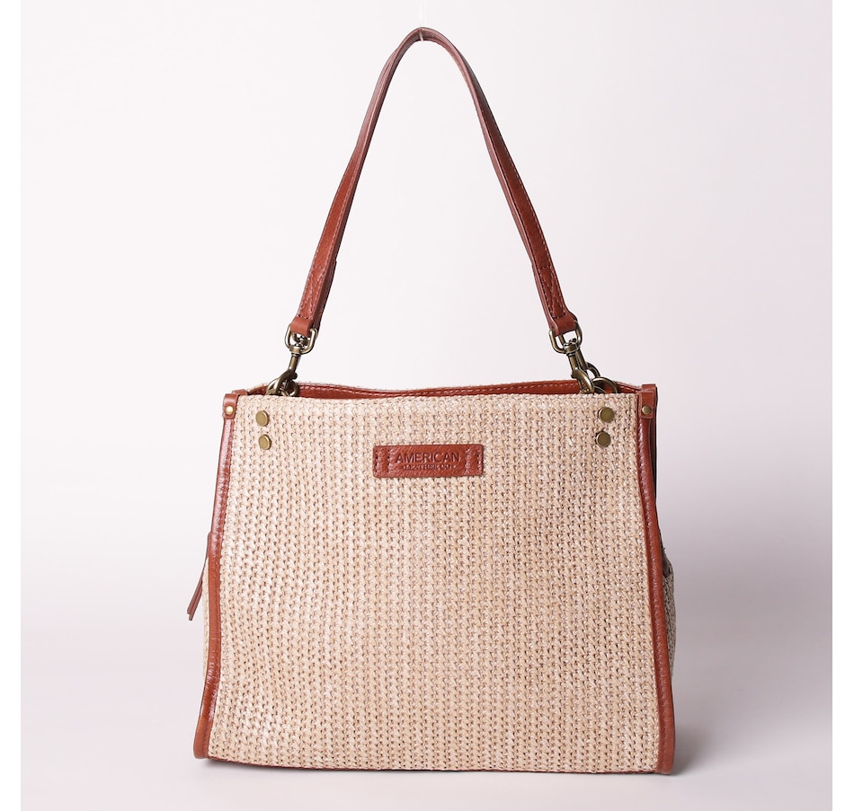 ALC Handbags Lenox Raffia Triple Entry Satchel - TSC.ca