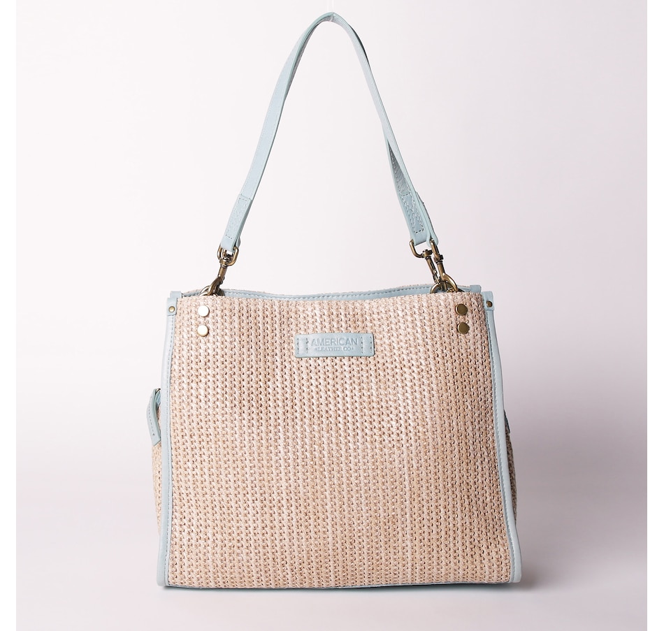ALC Handbags Lenox Raffia Triple Entry Satchel - TSC.ca
