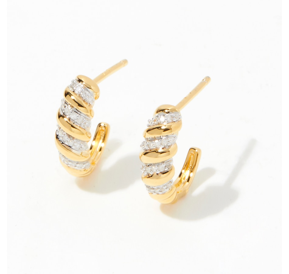 Colours of Diamonds Sterling Silver 0.15ctw Diamond Earrings - TSC.ca