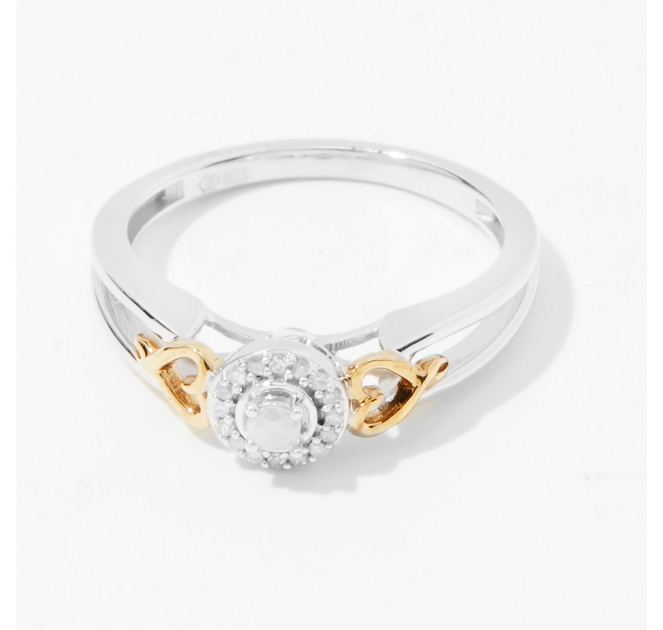 Colours of Diamonds Two Tone 0.10ctw Diamond Ring - TSC.ca