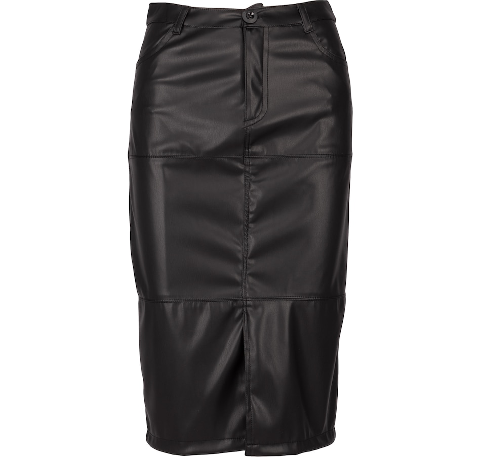 Astrid Faux Leather Skirt - TSC.ca