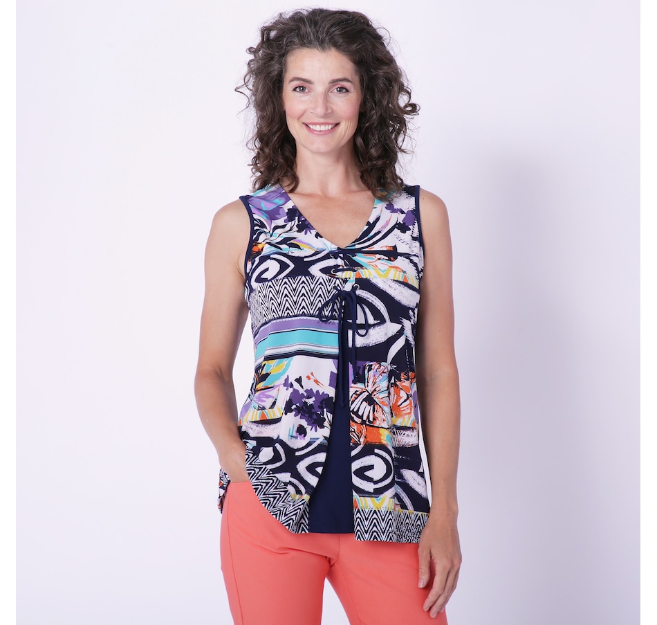 Mr. Max Crezia Knit Fly Away Top With Eyelet Detail - TSC.ca