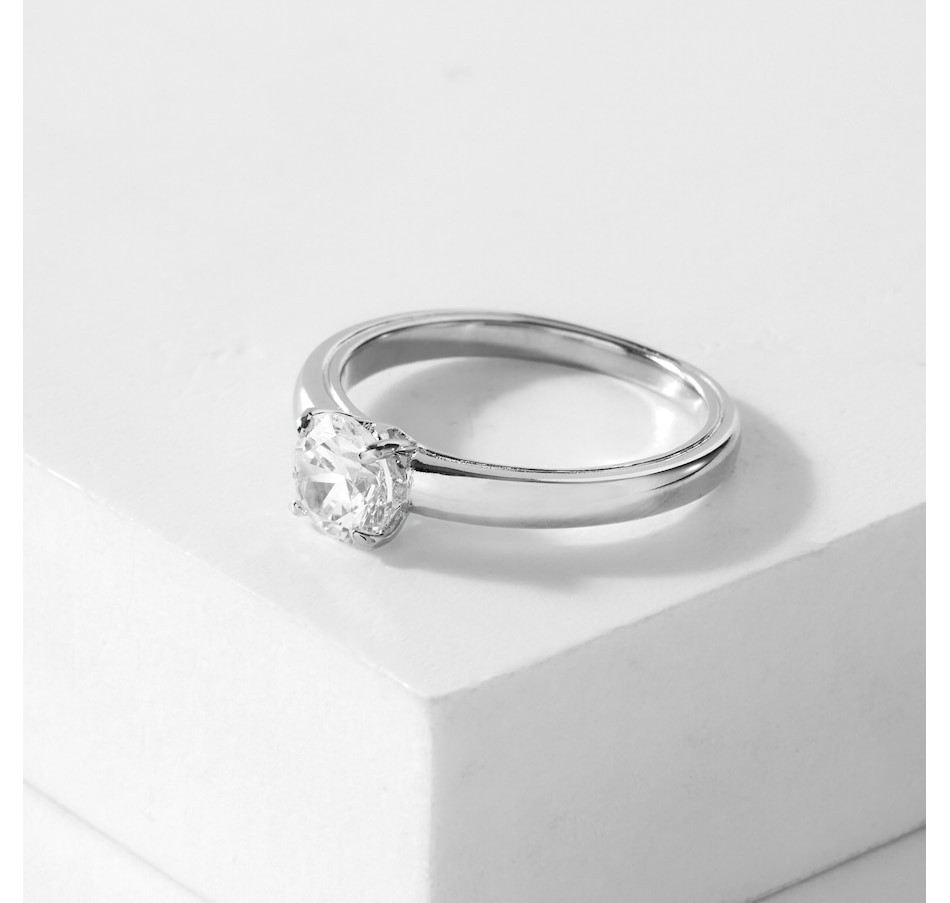 Diamonelle Two Tone Diamonelle Solitaire Ring - TSC.ca