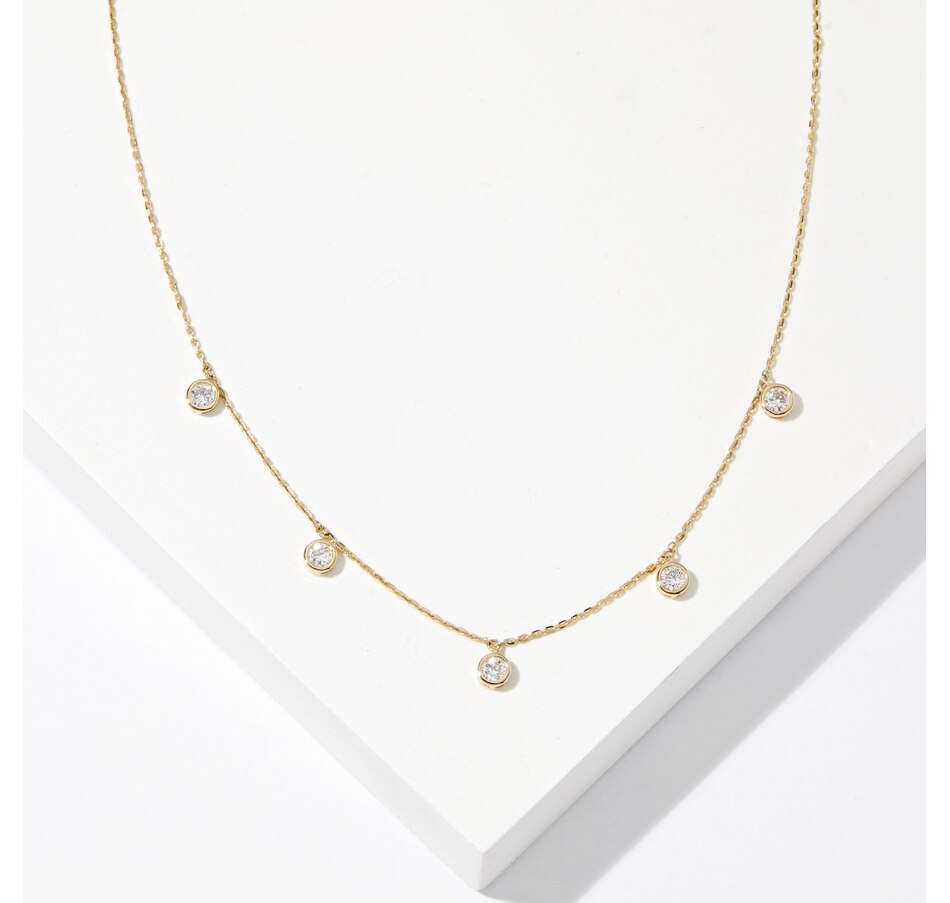 EVERA Diamonds 14K Gold 0.60ctw Diamond Necklace - TSC.ca