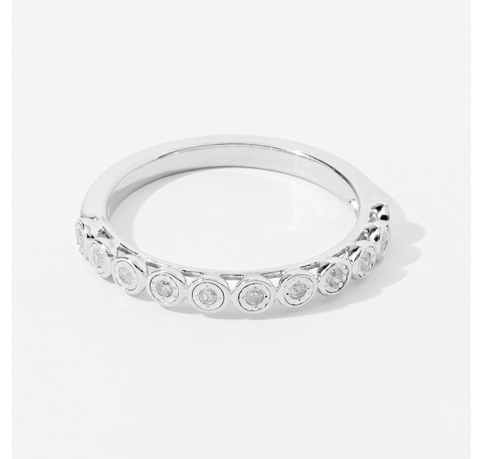 Colour of Diamonds Sterling Silver 0.11ctw Diamond Ring - TSC.ca