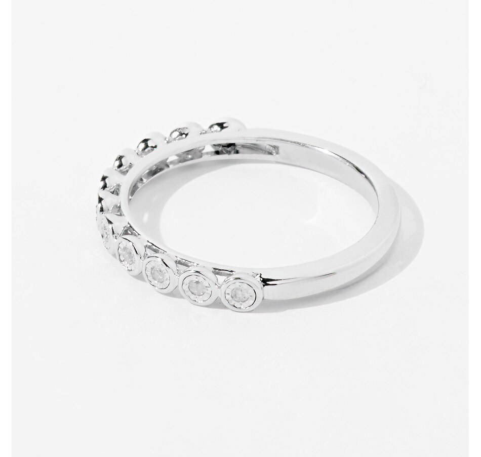 Colour of Diamonds Sterling Silver 0.11ctw Diamond Ring - TSC.ca