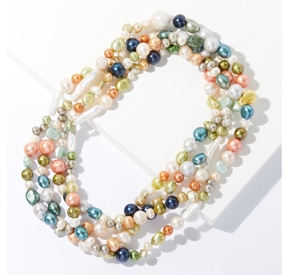 Jewellery - Necklaces & Pendants - Necklaces - Roz Kwan Multi Pearl ... Jewellery - Necklaces & Pendants - Necklaces - Roz Kwan Multi Pearl ...