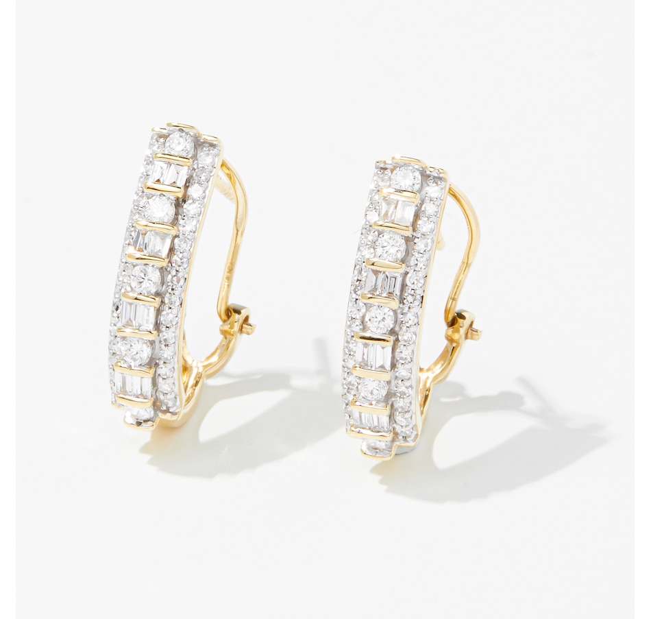 Evera Diamonds 14K Gold 1.00 av. ctw Diamond Earrings - TSC.ca