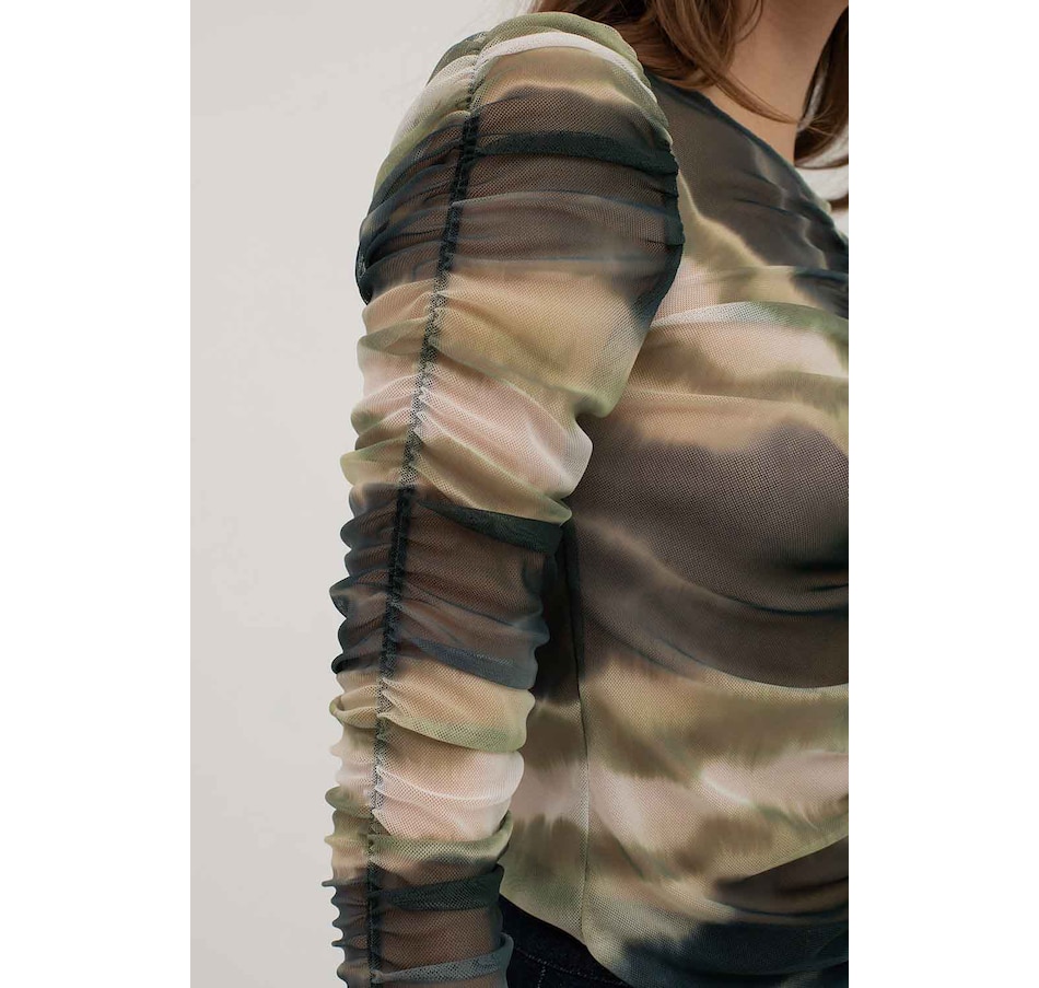 Mus & Bombon Misuri Long Sleeve Mesh Top - TSC.ca