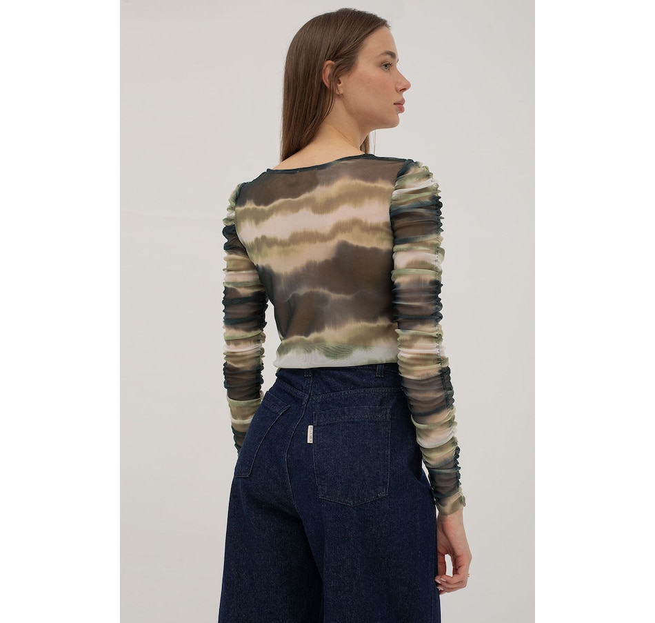 Mus & Bombon Misuri Long Sleeve Mesh Top - TSC.ca